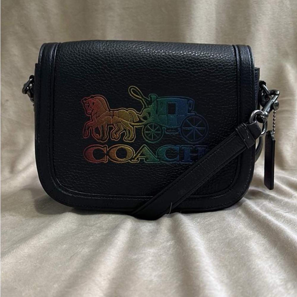 Coach Rainbow Horse And Carriage Crossbody - Gem